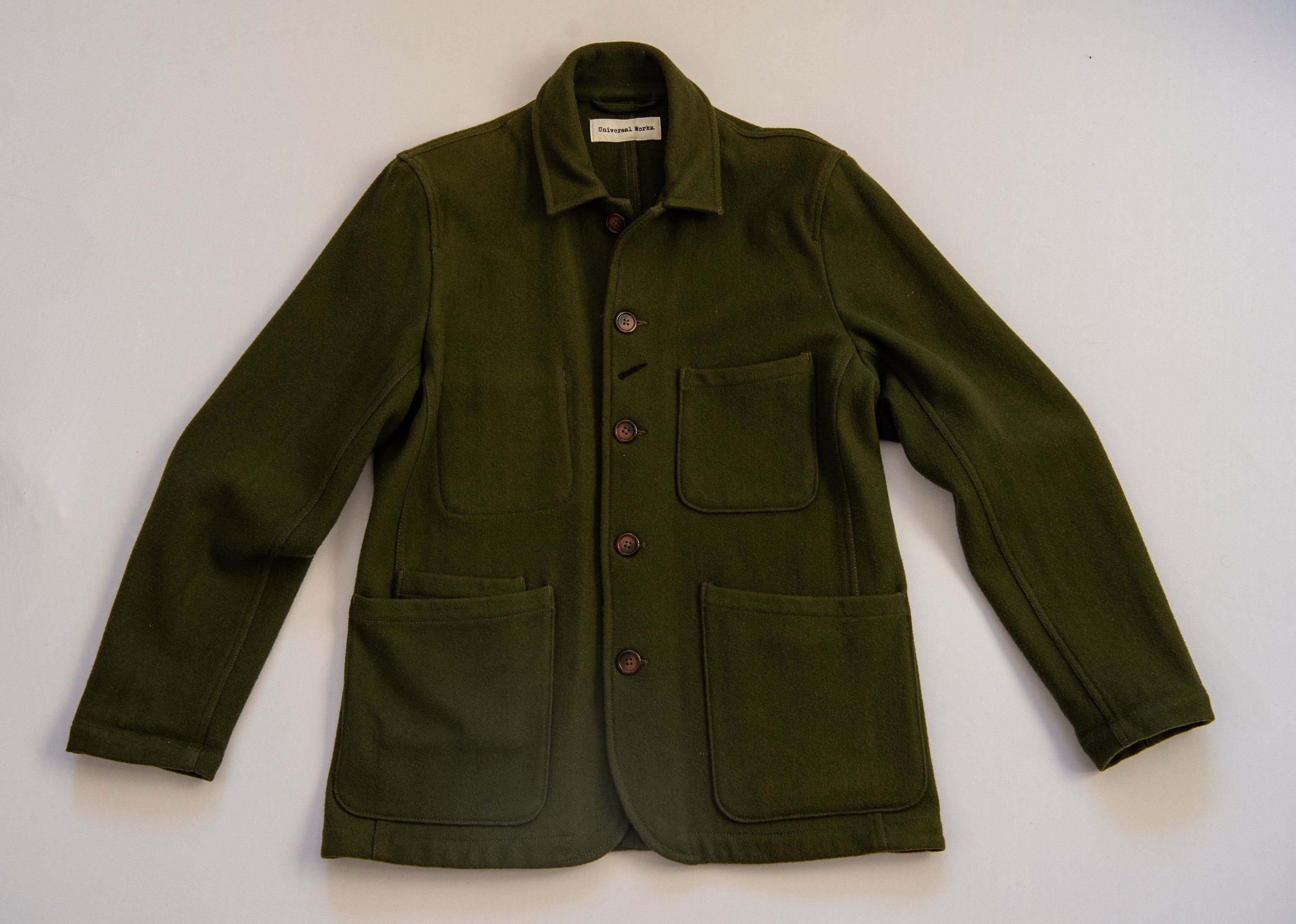 Universal Works Universal Works Bakers Wool Jacket | Grailed