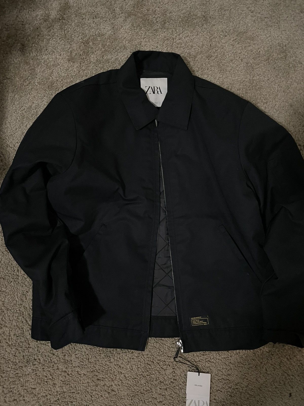 Zara Zara Navy Coach Jacket | Grailed