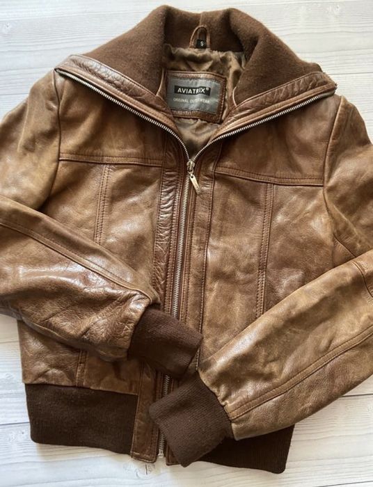 Aviatic Leather Jacket Aviatrix | Grailed