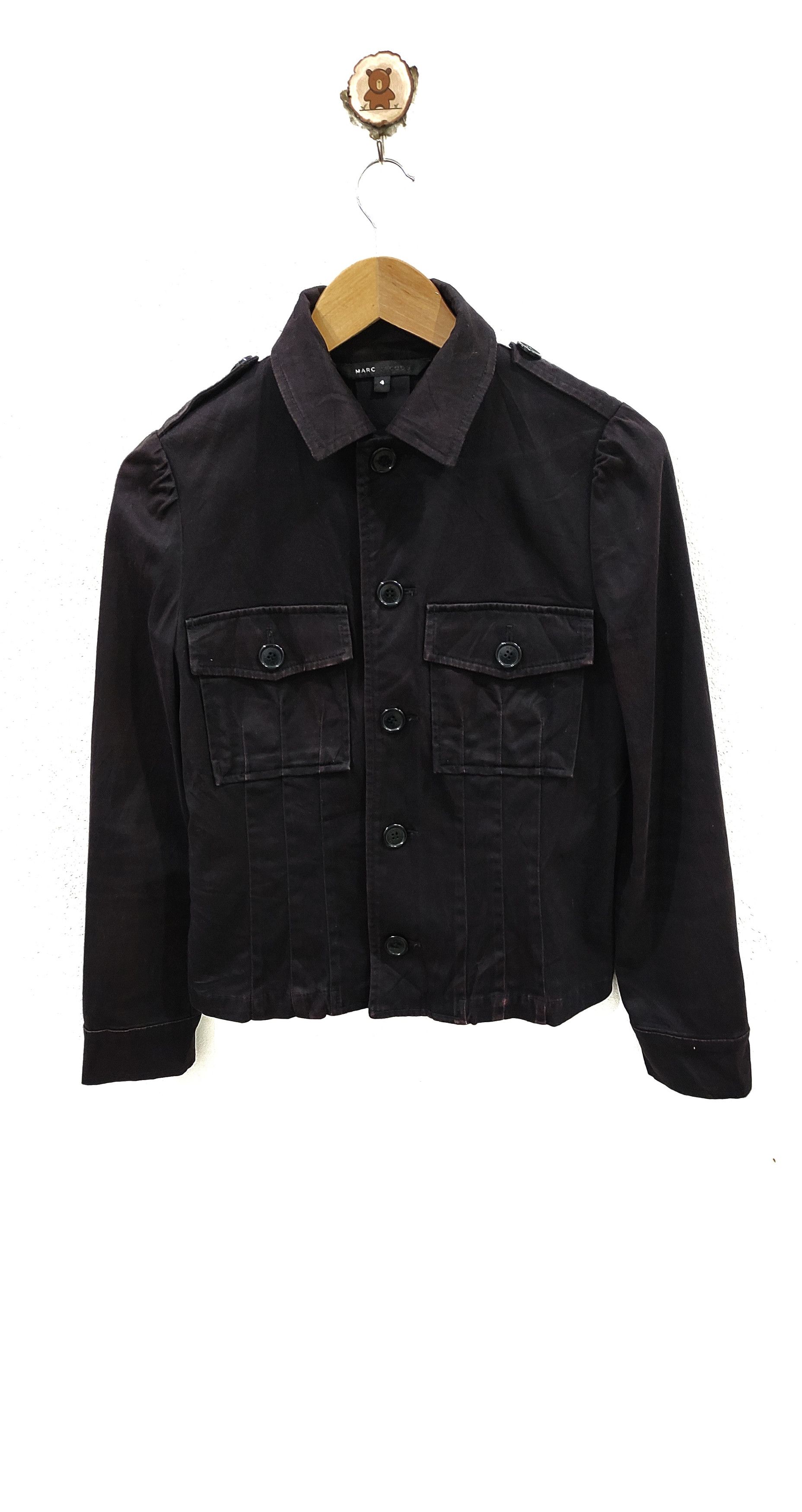 Denim Jacket × Marc Jacobs Marc Jacobs Highbury Utility Jacket Black ...