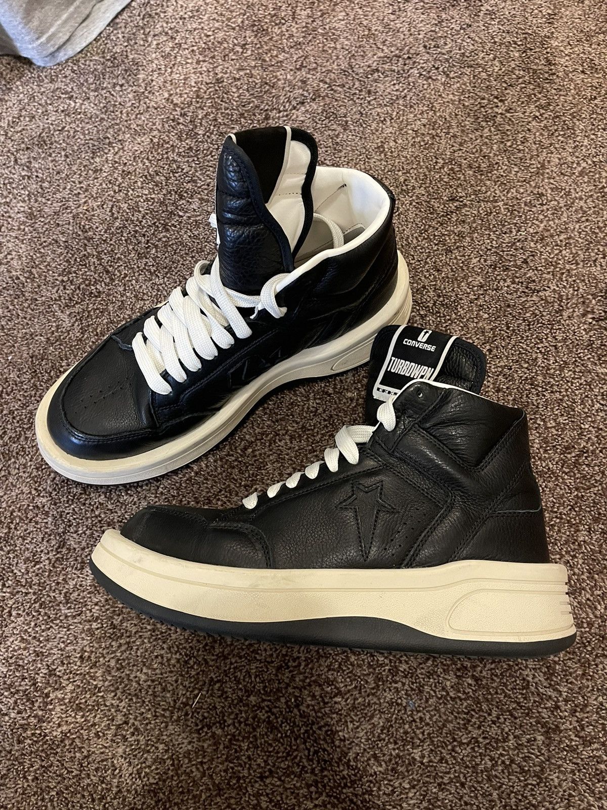 Converse × Rick Owens × Rick Owens Drkshdw Rick Owens Converse TURBOPWN ...