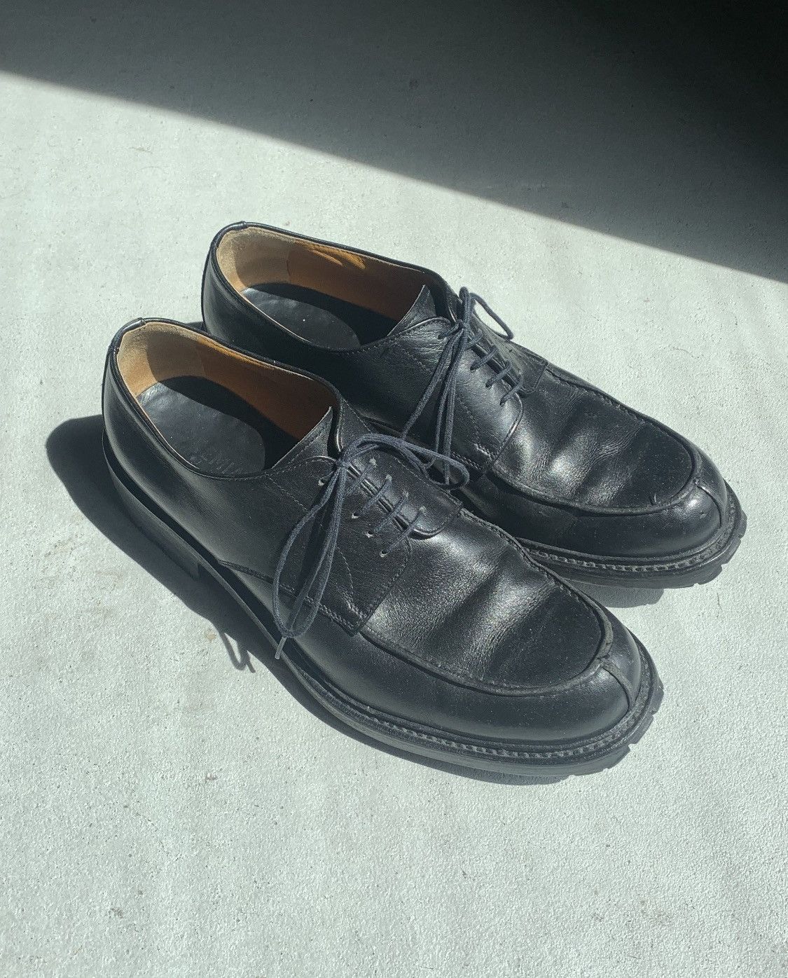 Premiata Leather Split Toe Derbys with Vibram Lug Soles | Grailed