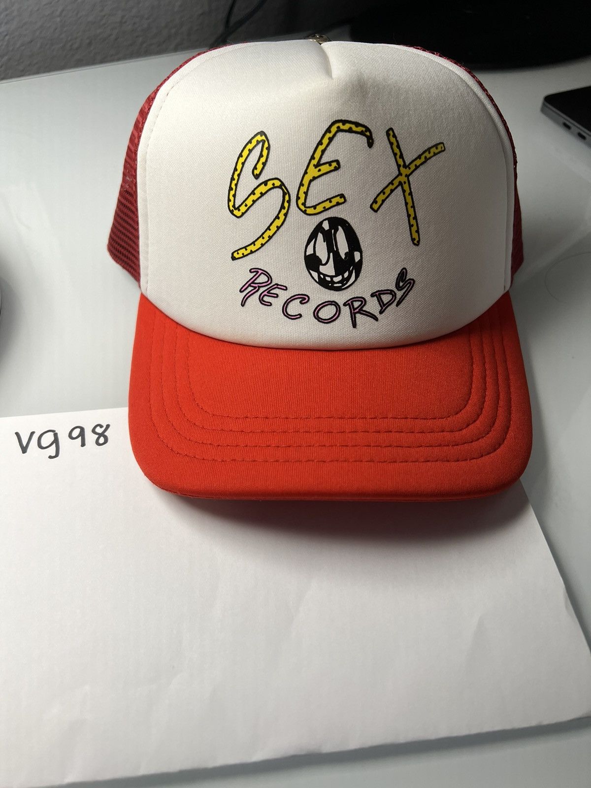 Chrome Hearts Chrome hearts x Mattyboy sex records trucker hat | Grailed