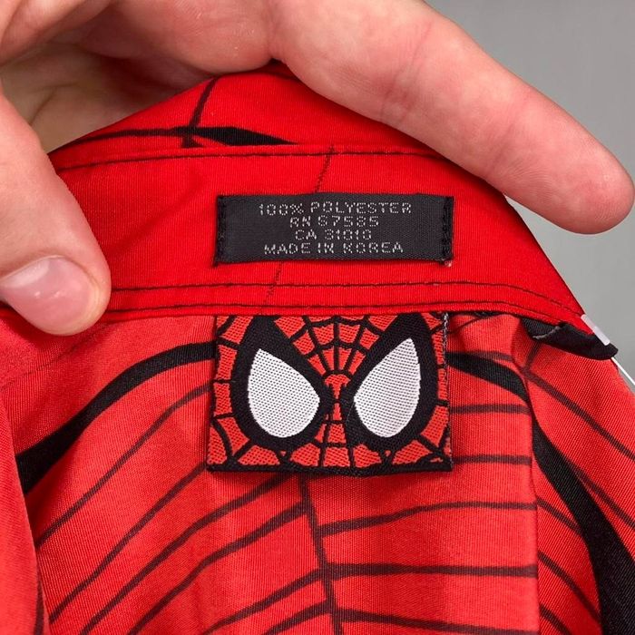 Marvel Comics Spider Man Button Up | Grailed