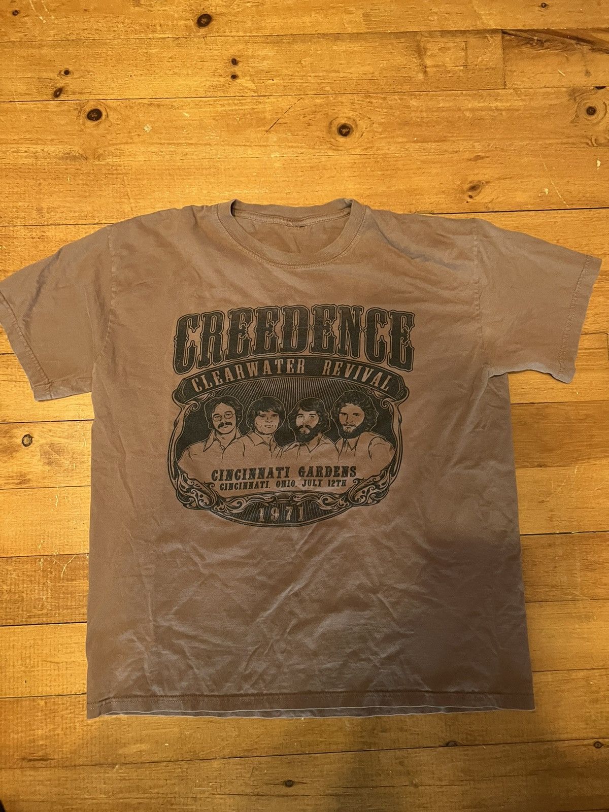 Band Tees × Vintage Creedence Clearwater Revival 1971 tour tee | Grailed