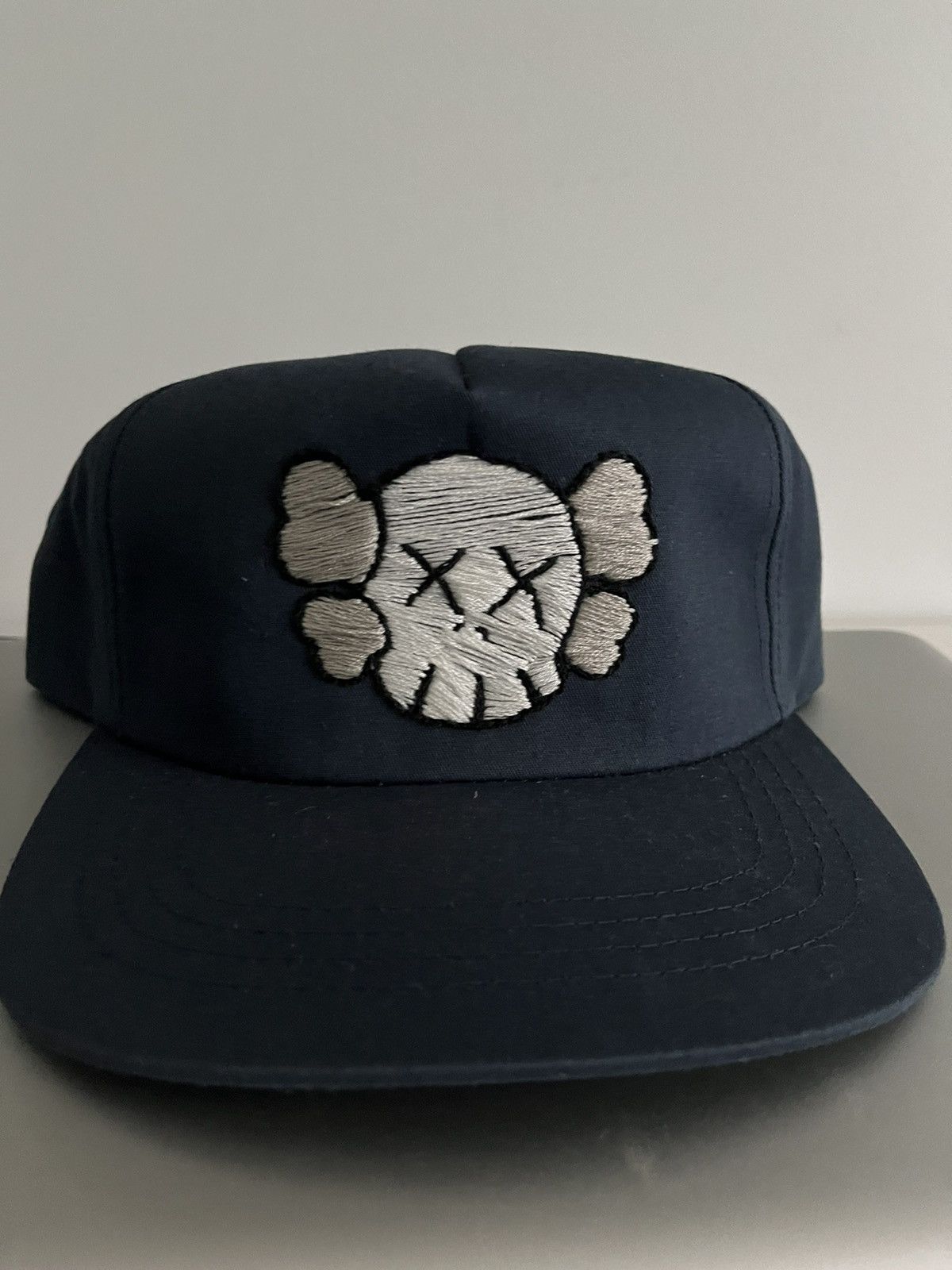 Streetwear × Vintage NAVY KAWS HAT | Grailed