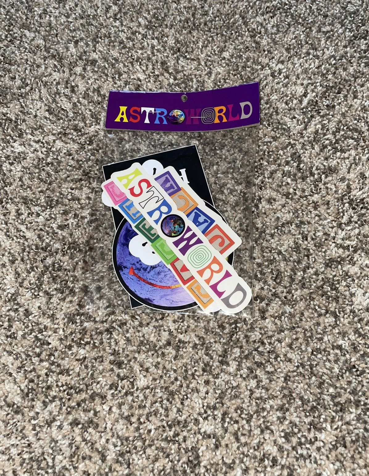 Travis Scott Travis Scott astroworld sticker pack | Grailed