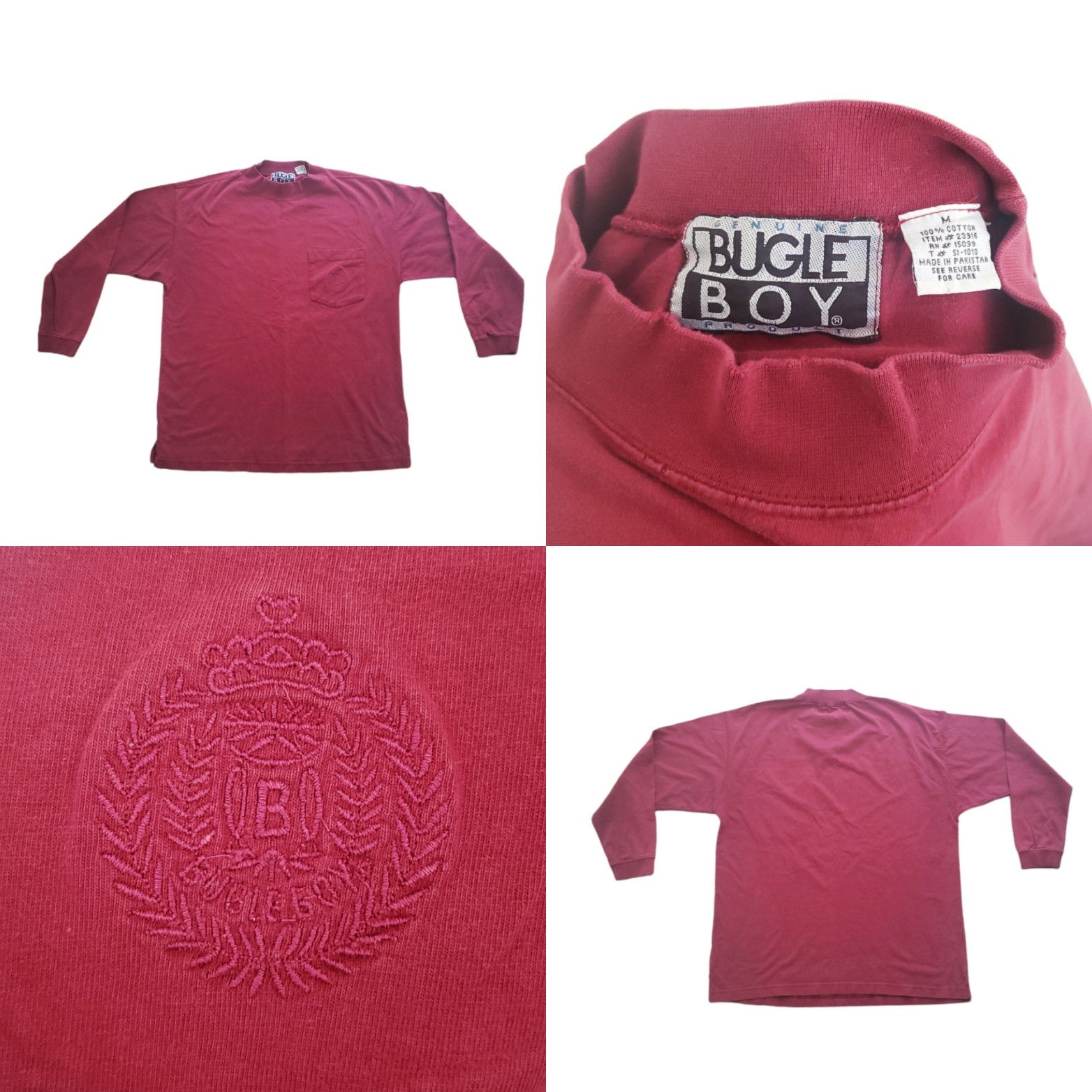 Bugle Boy × Very Rare × Vintage VTG Rare Genuine Product Bugle Boy ...