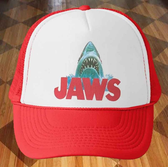 Other Jaws movie trucker hat red | Grailed