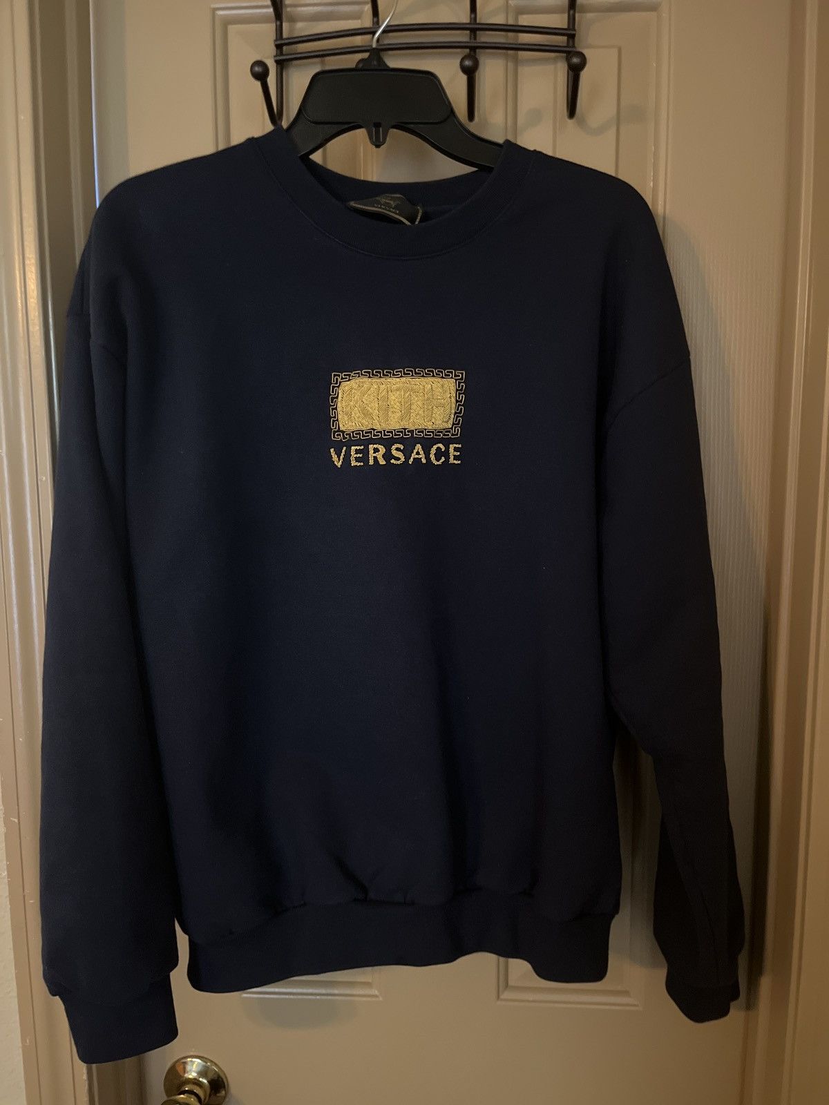 Kith Kith x Versace Greek Key Crewneck | Grailed