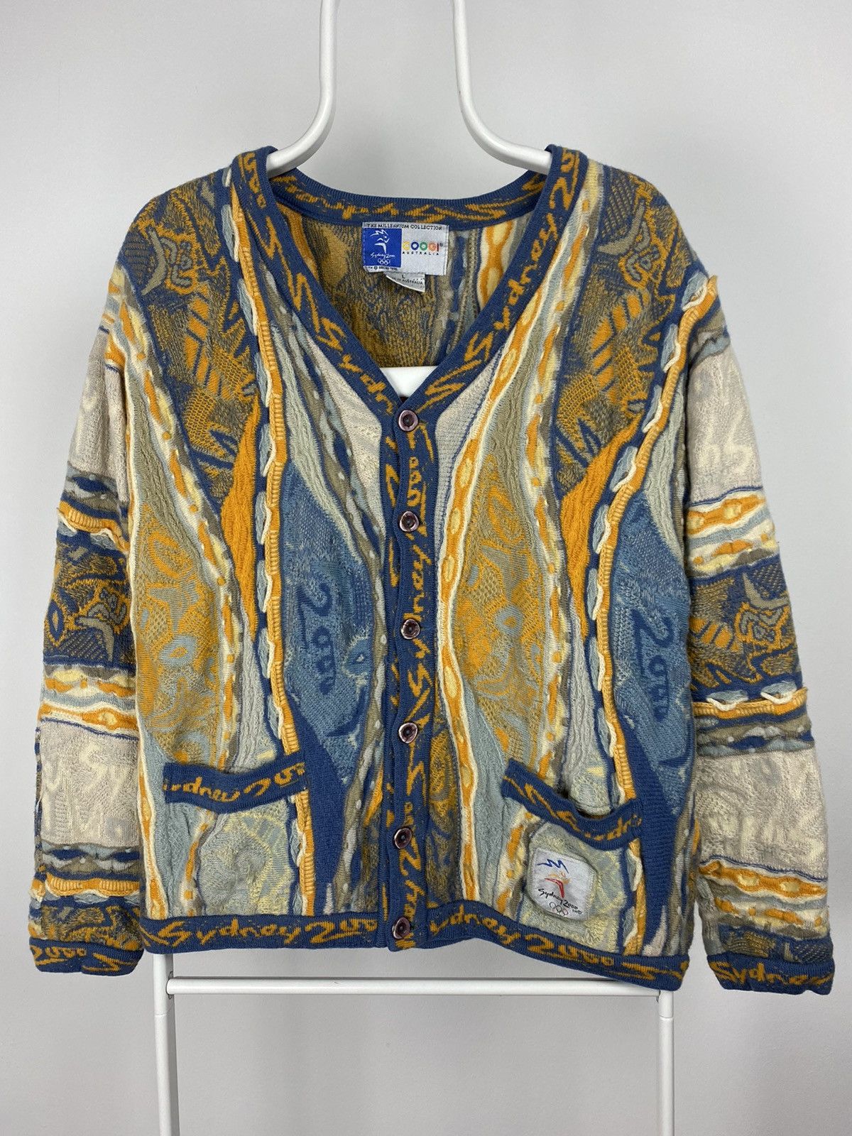 Coogi × Vintage RARE! 90s Coogi sweater button up cardigan Sydney ...