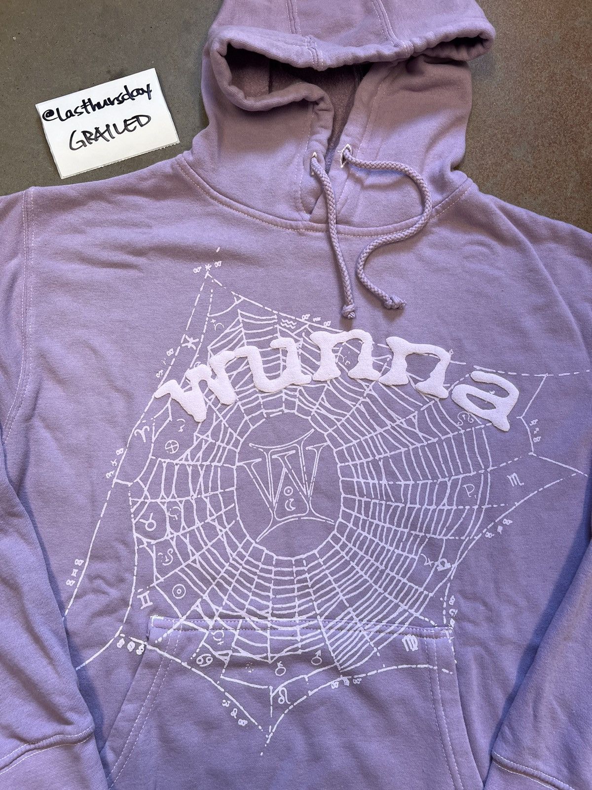 Spider Worldwide Sp5der Worldwide x Gunna WUNNA Hoodie Purple Small ...