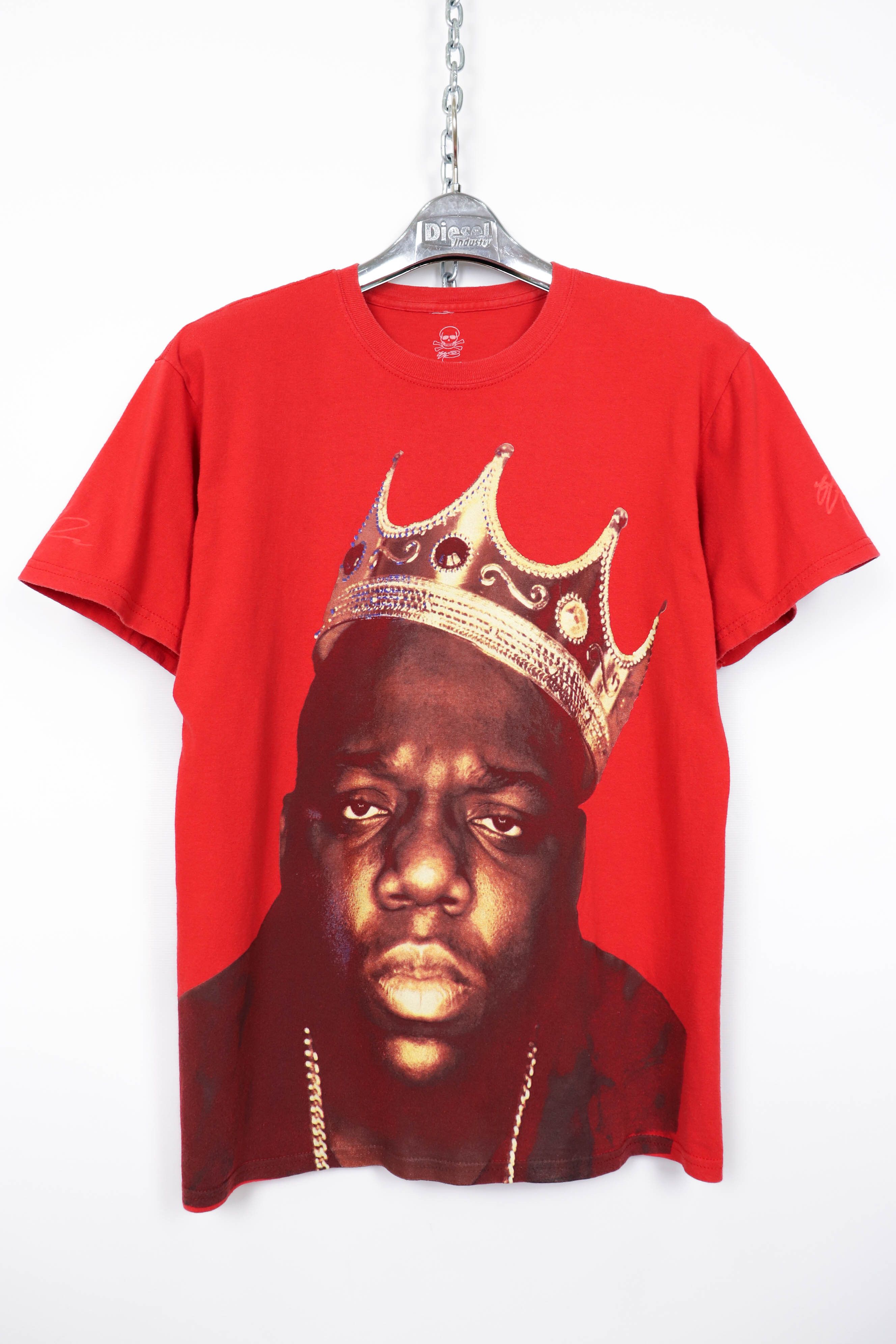 Band Tees × Rap Tees The Notorious B.I.G. Biggie Bootleg Red Rap Tour ...