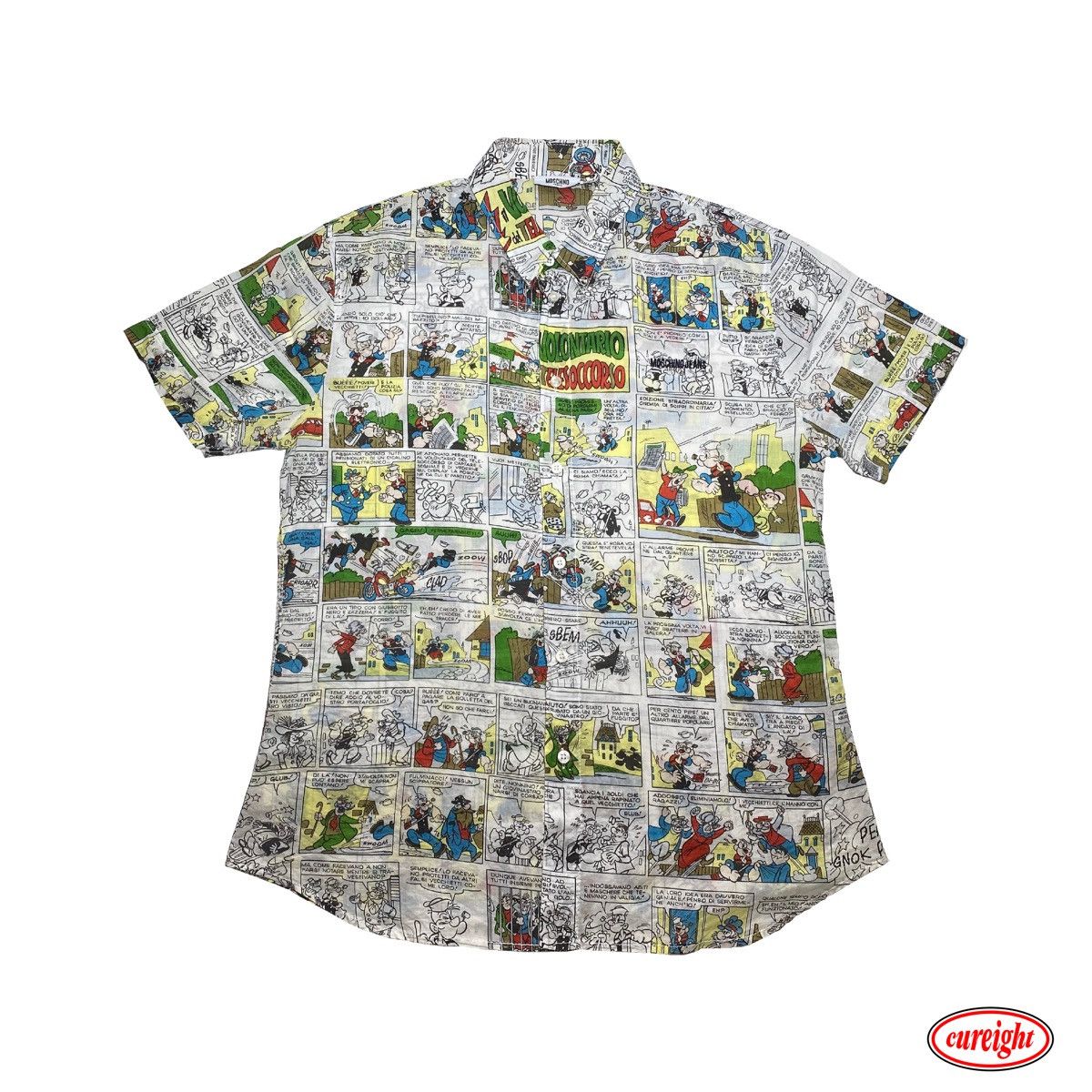 Moschino Moschino Jeans "Popeye" Comic Print" Polo | Grailed