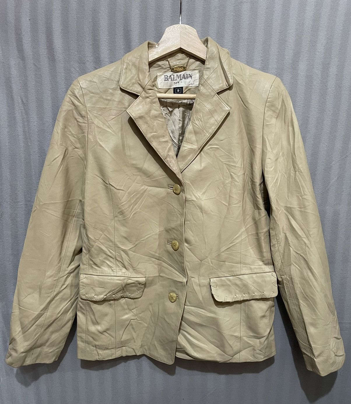 Balmain Rare Vintage Balmain Leather Jackets | Grailed