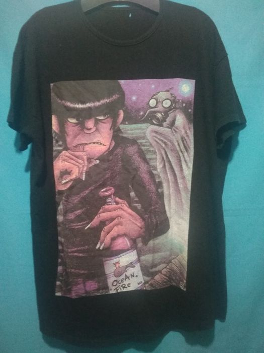 Vintage Vintage Gorillaz MURDOC t shirt rare bootleg blur | Grailed