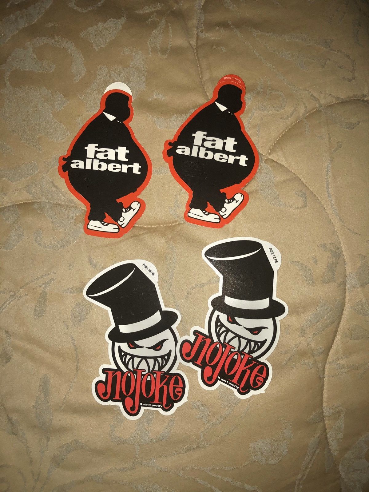 Vintage No Joke Fat Albert vintage decals | Grailed