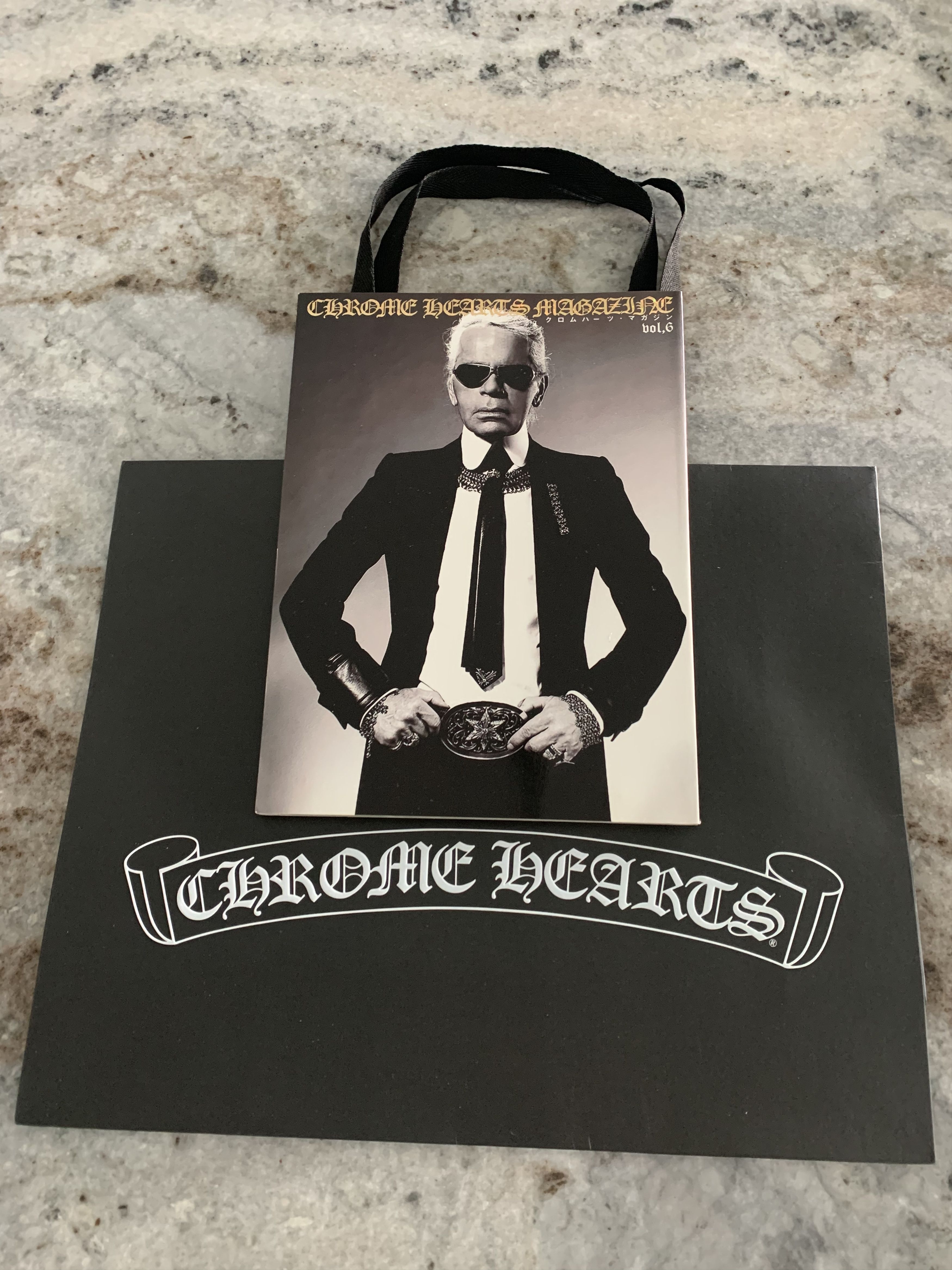 Chrome Hearts × Karl Lagerfeld RARE Karl Lagerfeld CH Magazine Issue ...