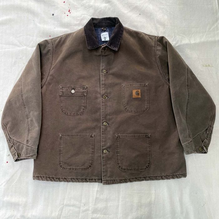 Carhartt Vintage Y2K Carhartt C02 CHT Blanket Lined Chore Coat | Grailed