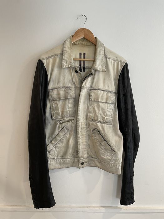Rick Owens Archival Distressed Worker Jacket | Grailed