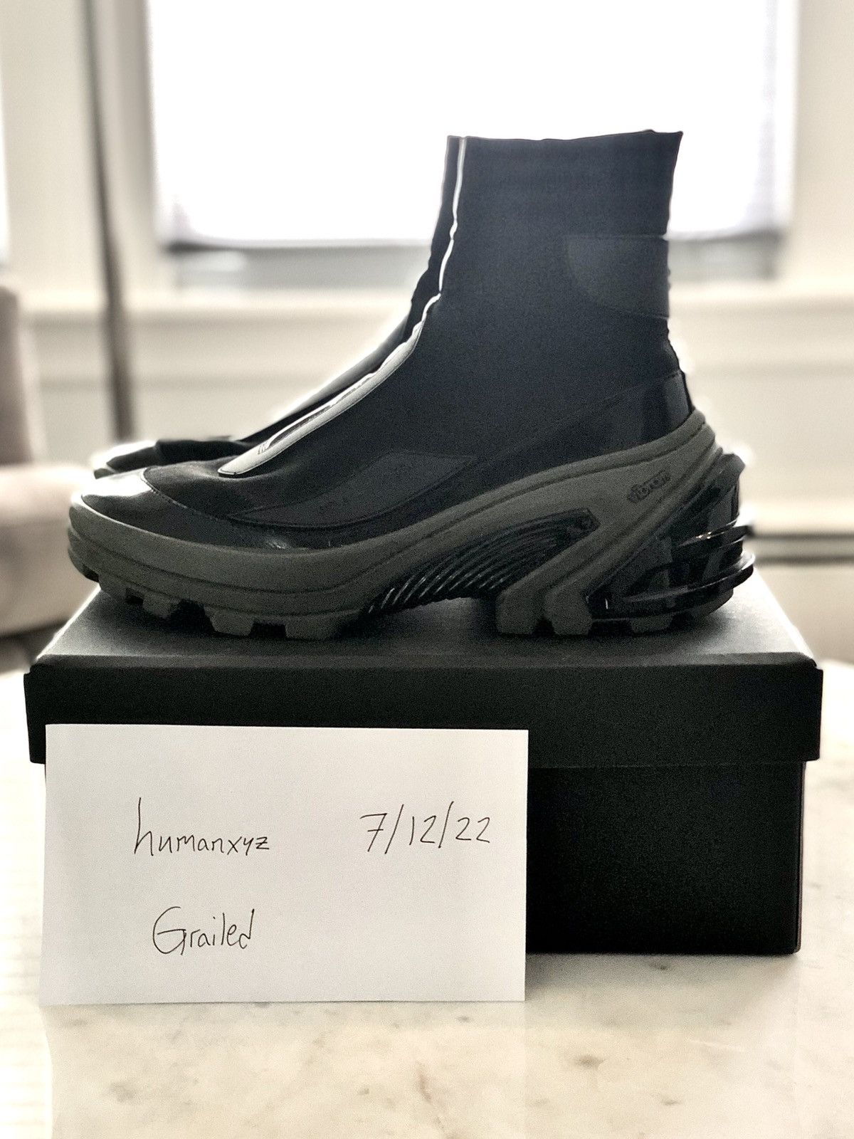 1017 ALYX 9SM × Alyx 1017 ALYX 9SM Knit Boots | Rare Color | Grailed