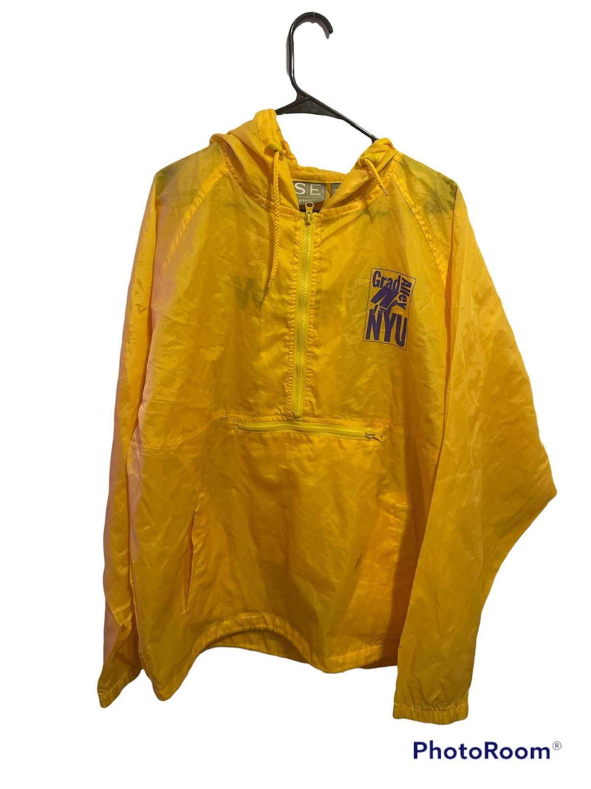 Vintage Vintage NYU raincoat | Grailed