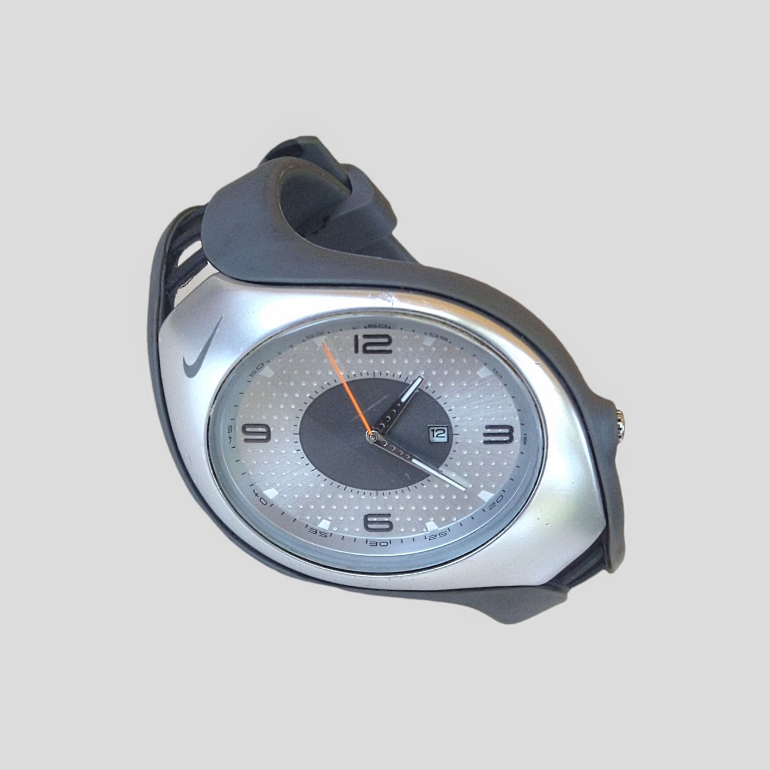 Nike × Vintage Vintage Nike Watch Triax Gray Silver Quartz | Grailed