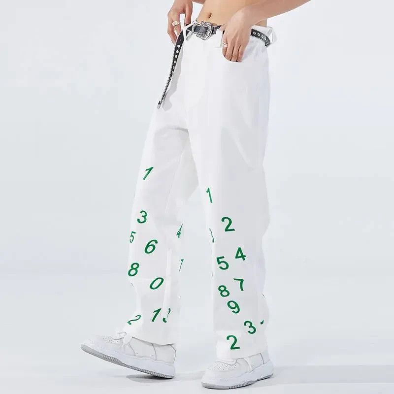 Japanese Brand × Streetwear × Vintage punk pants with numbers | Grailed