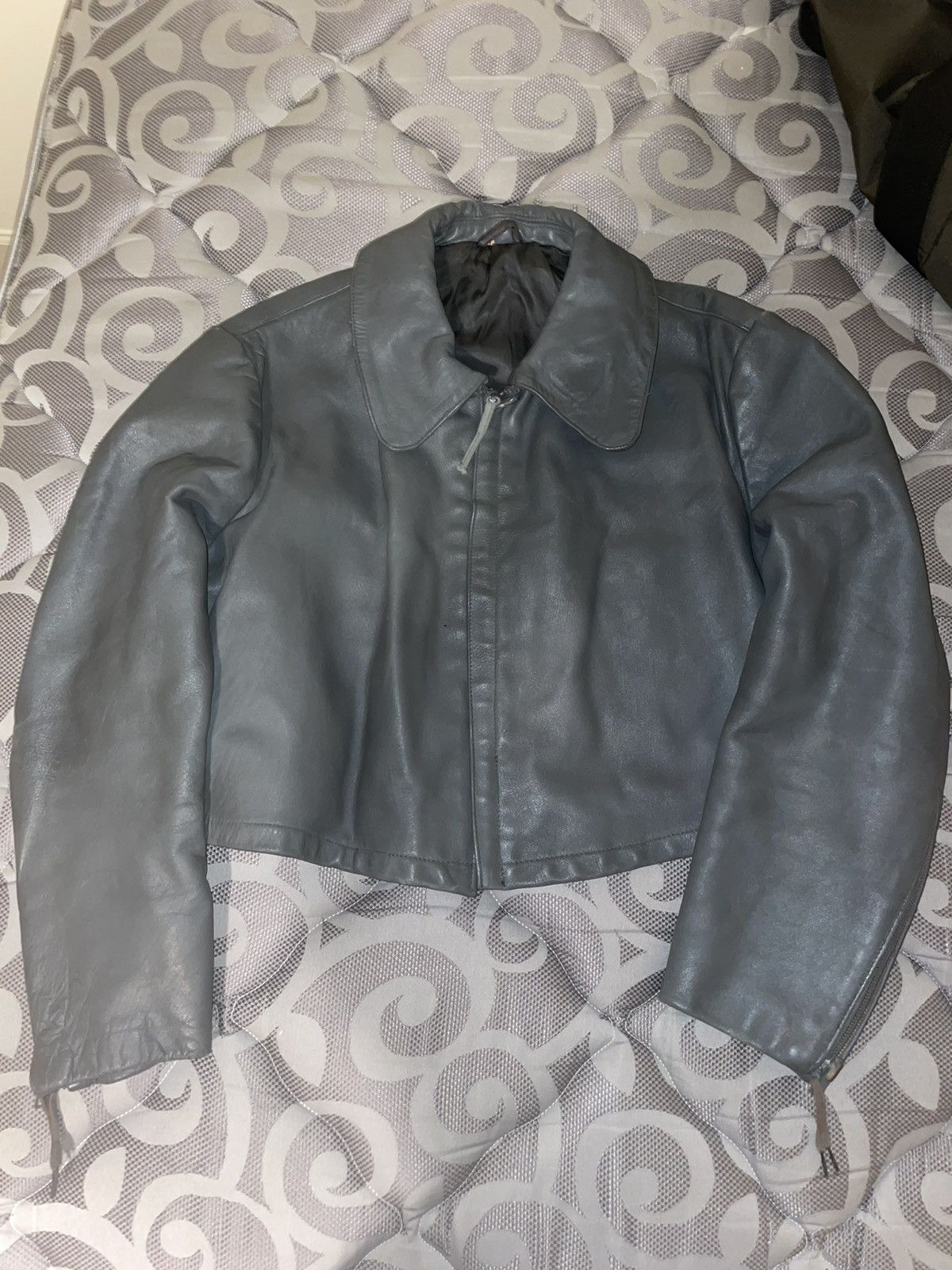 Vintage German Submariner Leather Jacket | Grailed