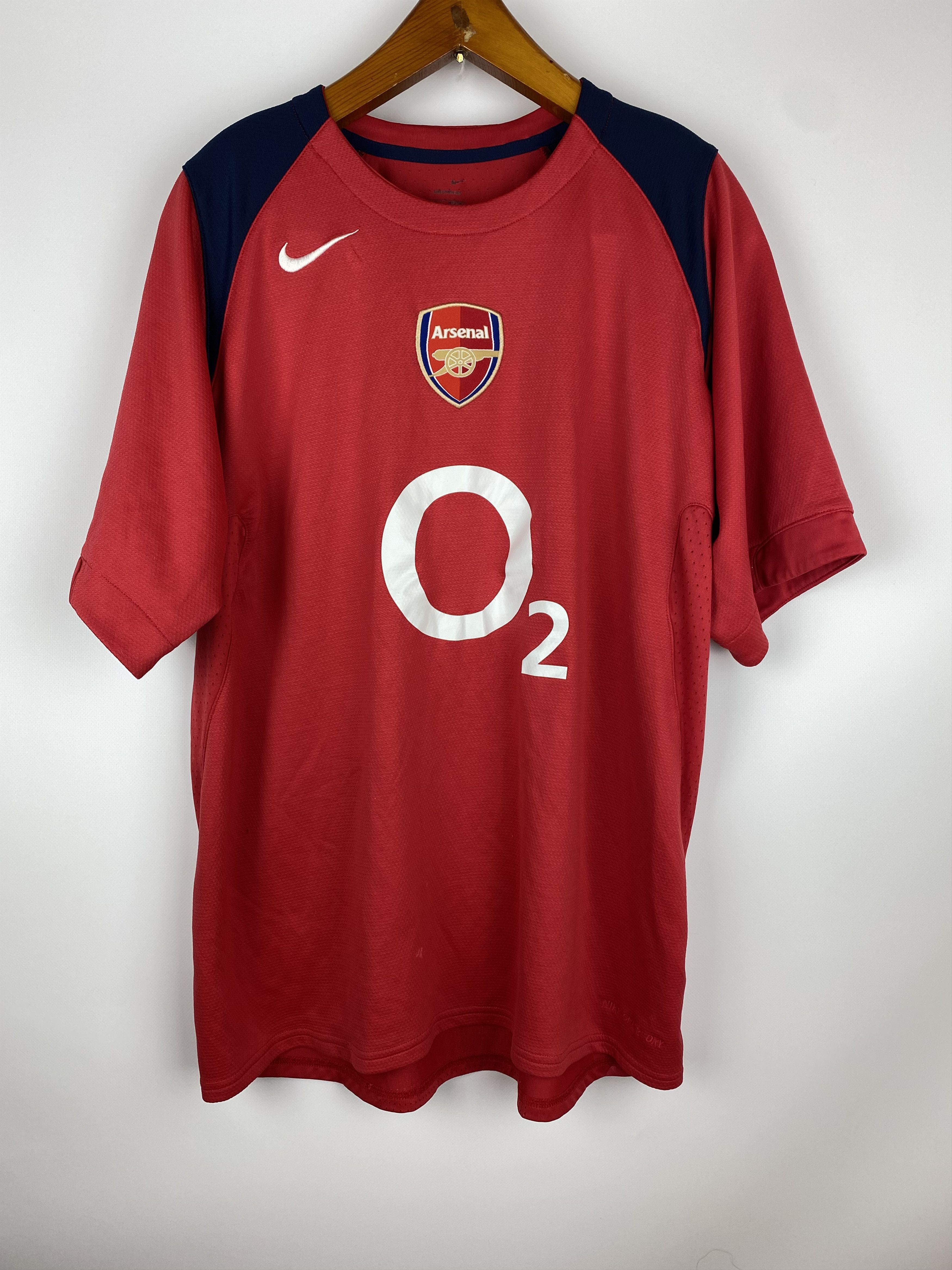 Nike × Soccer Jersey × Vintage ARSENAL NIKE O2 SOCCER JERSEY | Grailed