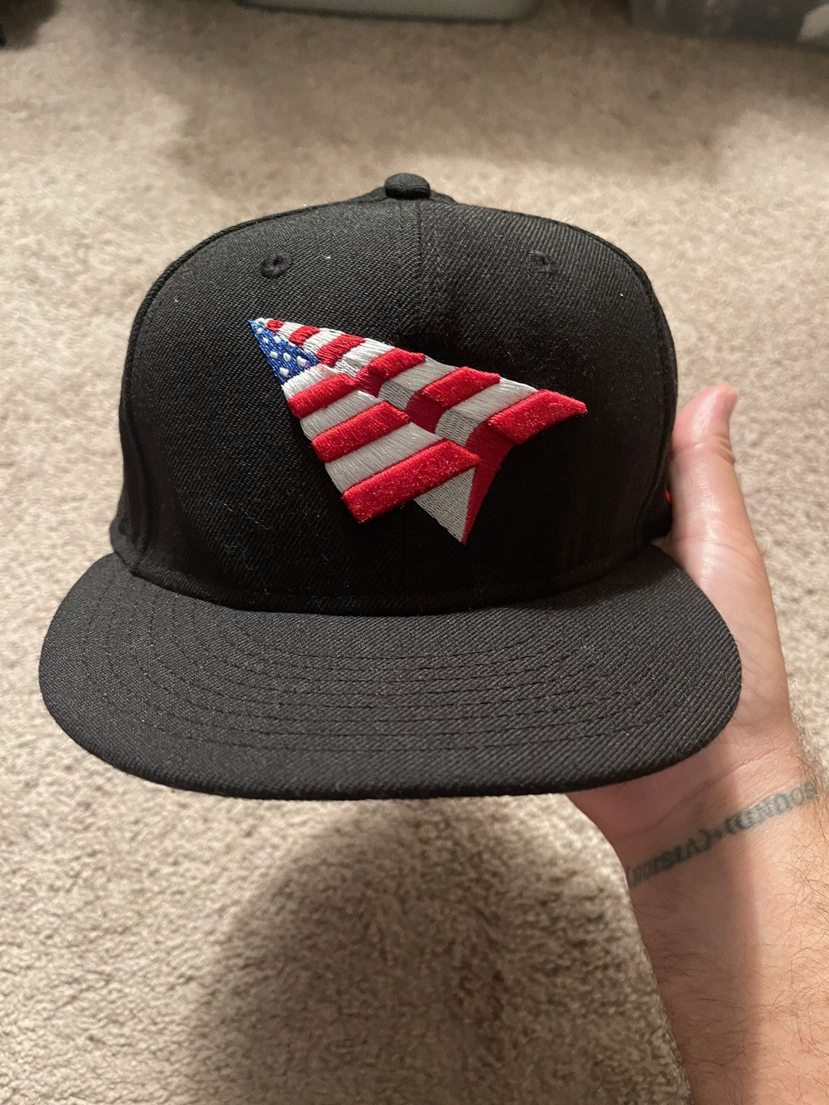 Jay Z × Rap Tees × Rocnation Paper Planes Roc Nation Fitted Hat 7 5/8 ...