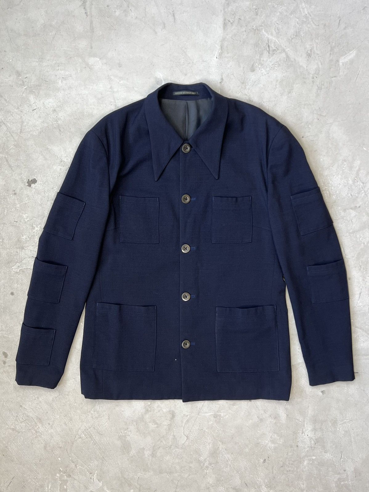 Yohji Yamamoto Late 80’s Yohji Pour Homme Wool Multi Pocket Jacket ...
