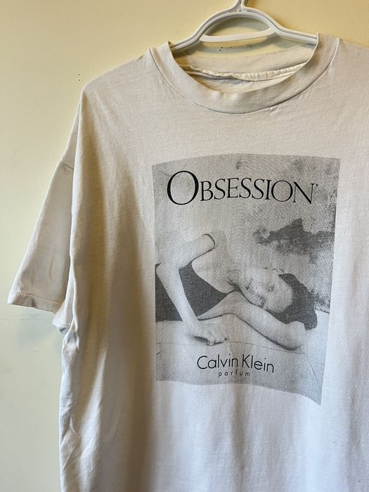 Calvin Klein 1996 Kate Moss Super Model CK Tee Supreme 90s | Grailed