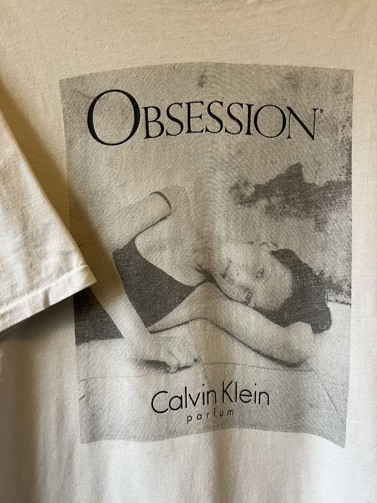 Calvin Klein × Vintage 1996 Kate Moss Super Model CK Tee Supreme 90s ...