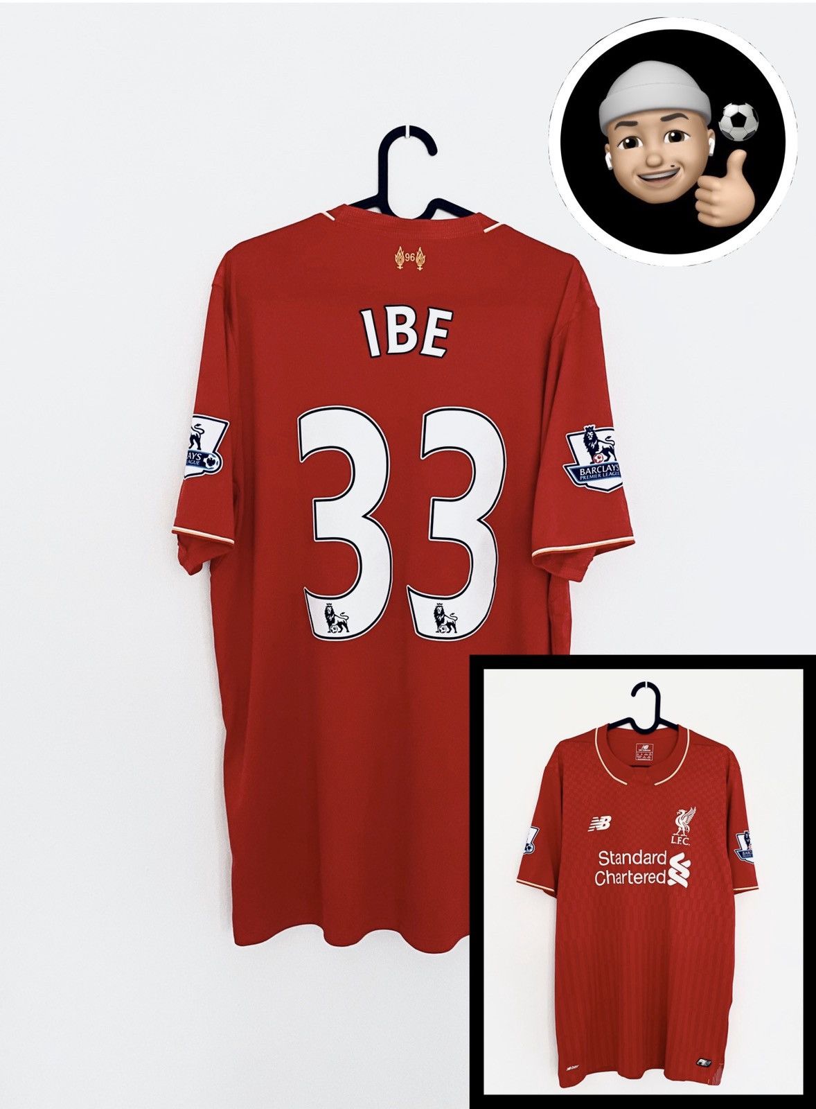 New Balance 2015 2016 Liverpool Ibe England New Balance Home Jersey ...