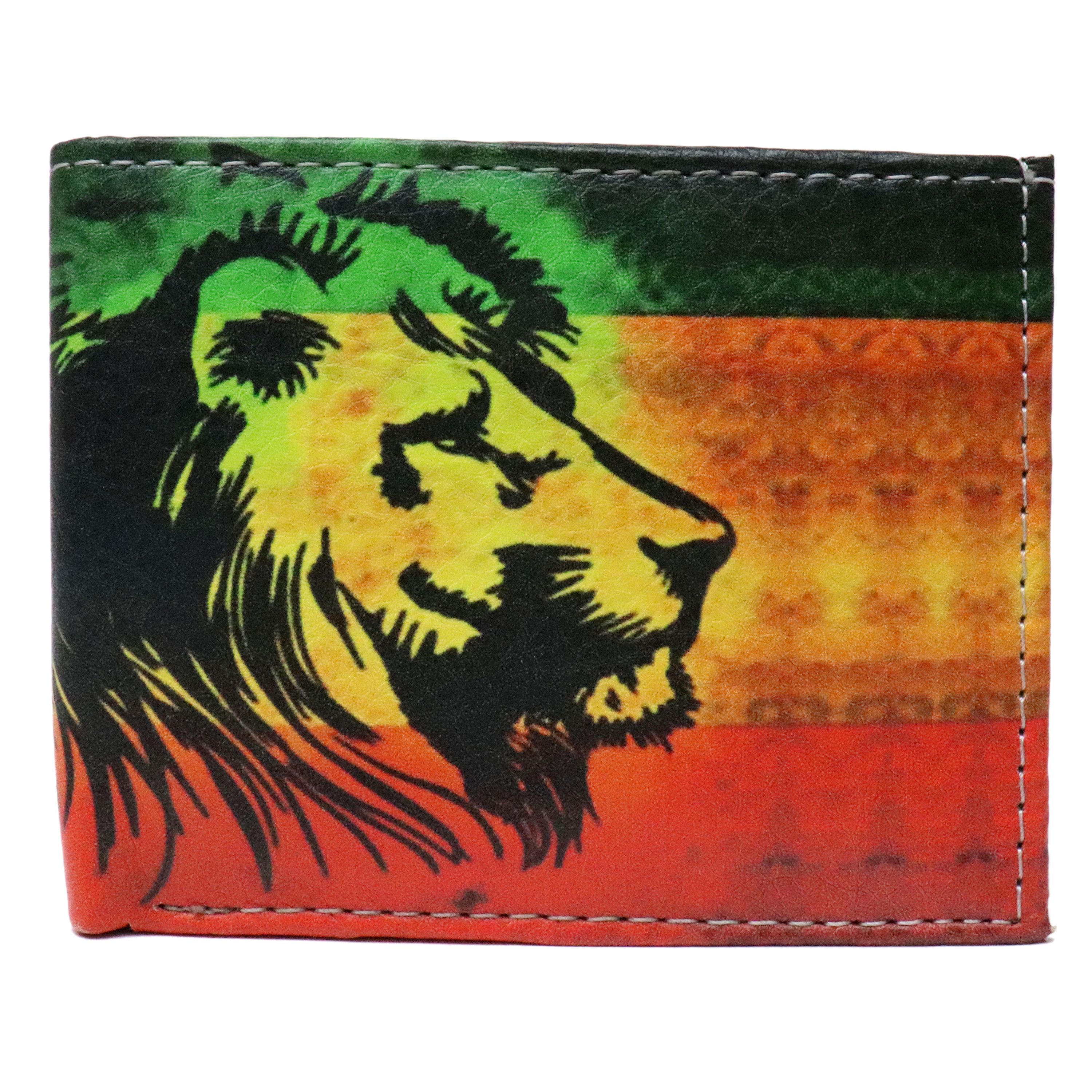Other Rasta Lion of Judah LOJ Reggae Bi-Fold Bifold Wallet | Grailed