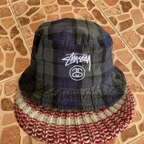 Stussy AUTHENTIC STUSSY PLAID HAT | Grailed