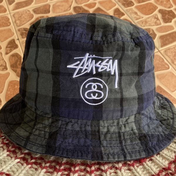 Stussy AUTHENTIC STUSSY PLAID HAT | Grailed
