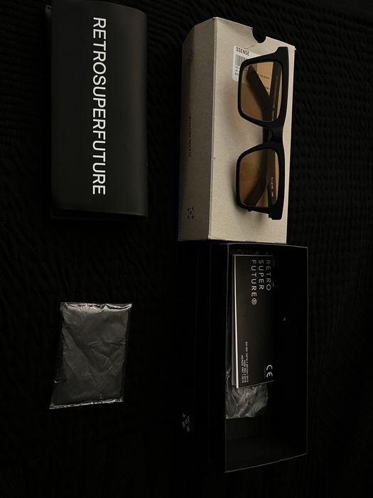 Retrosuperfuture RSF 1968 Black Sunglasses | Grailed