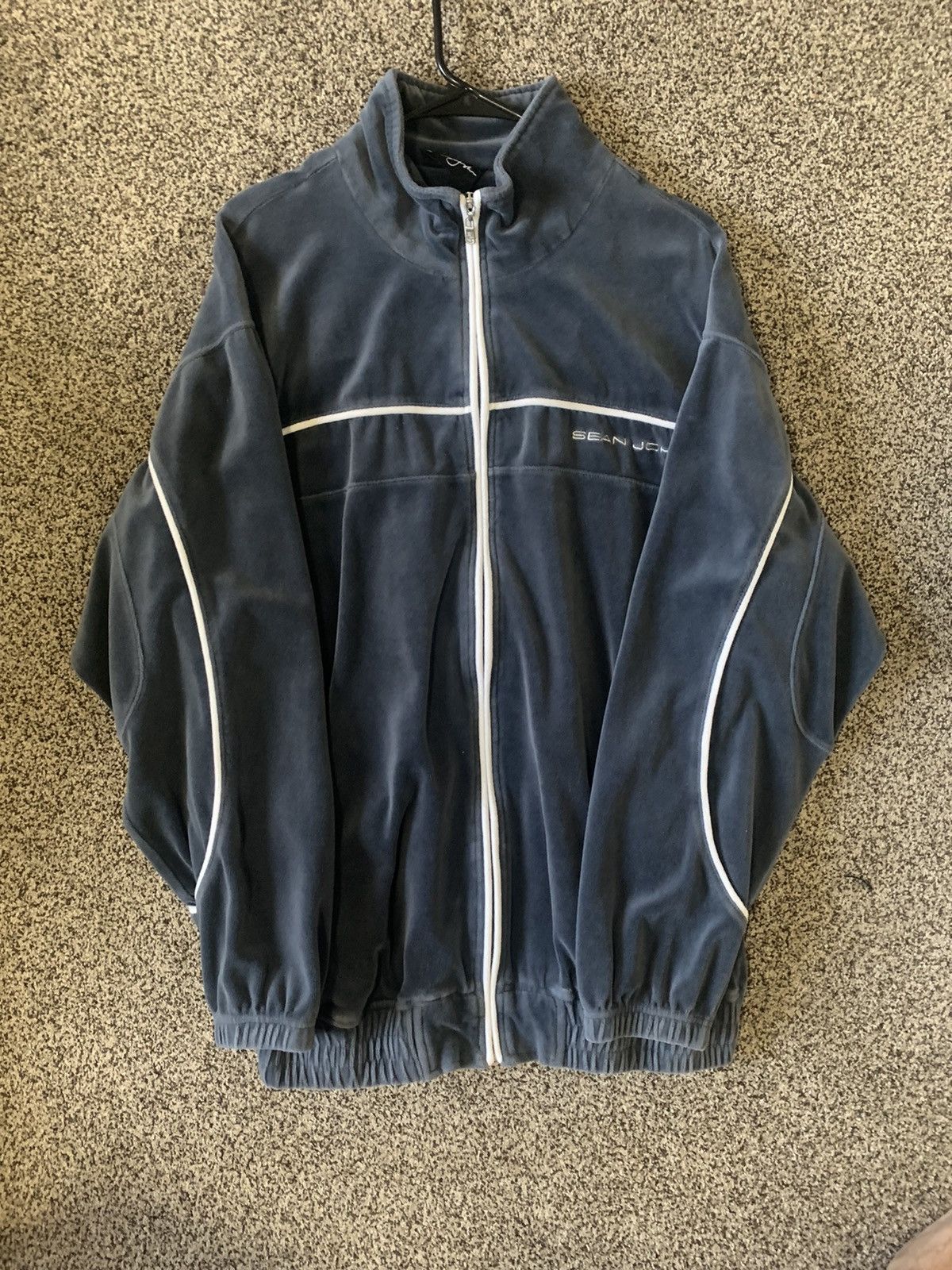 Sean John × Velour Vintage Sean John Velour Tracksuit Jacket Diddy ...