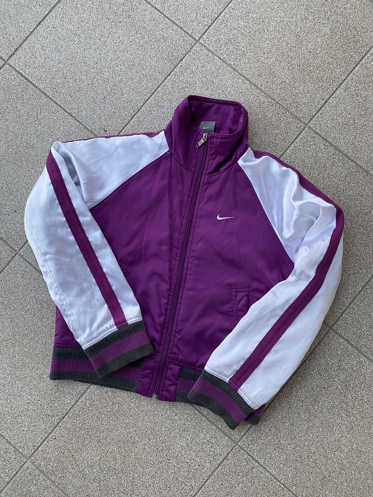 Nike Vintage Nike Purple Bomber Jacket | Grailed