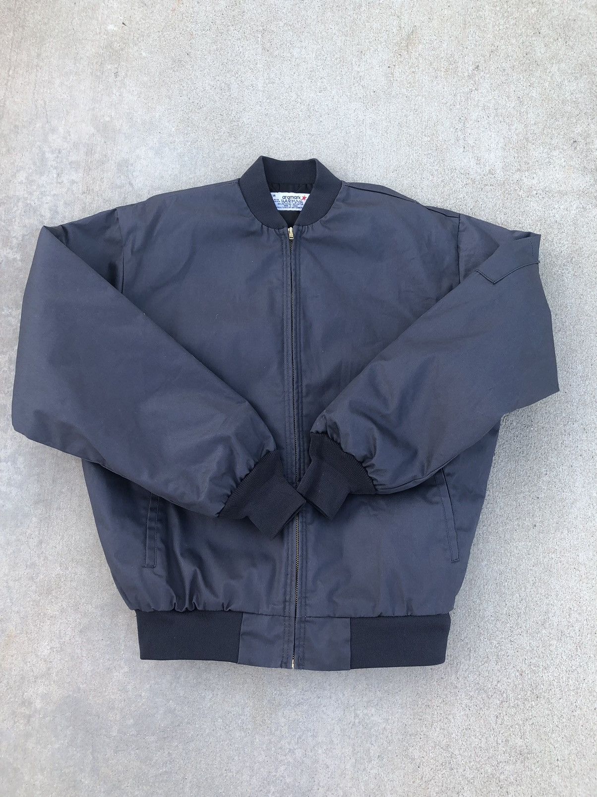 Vintage Vintage Aramark Work Bomber Jacket | Grailed