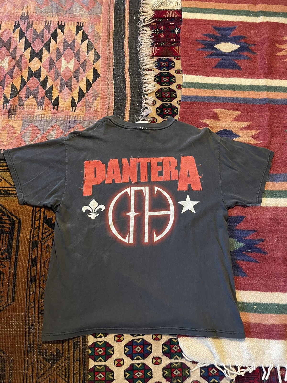 Vintage Vintage faded pantera confederate flag distressed shirt | Grailed