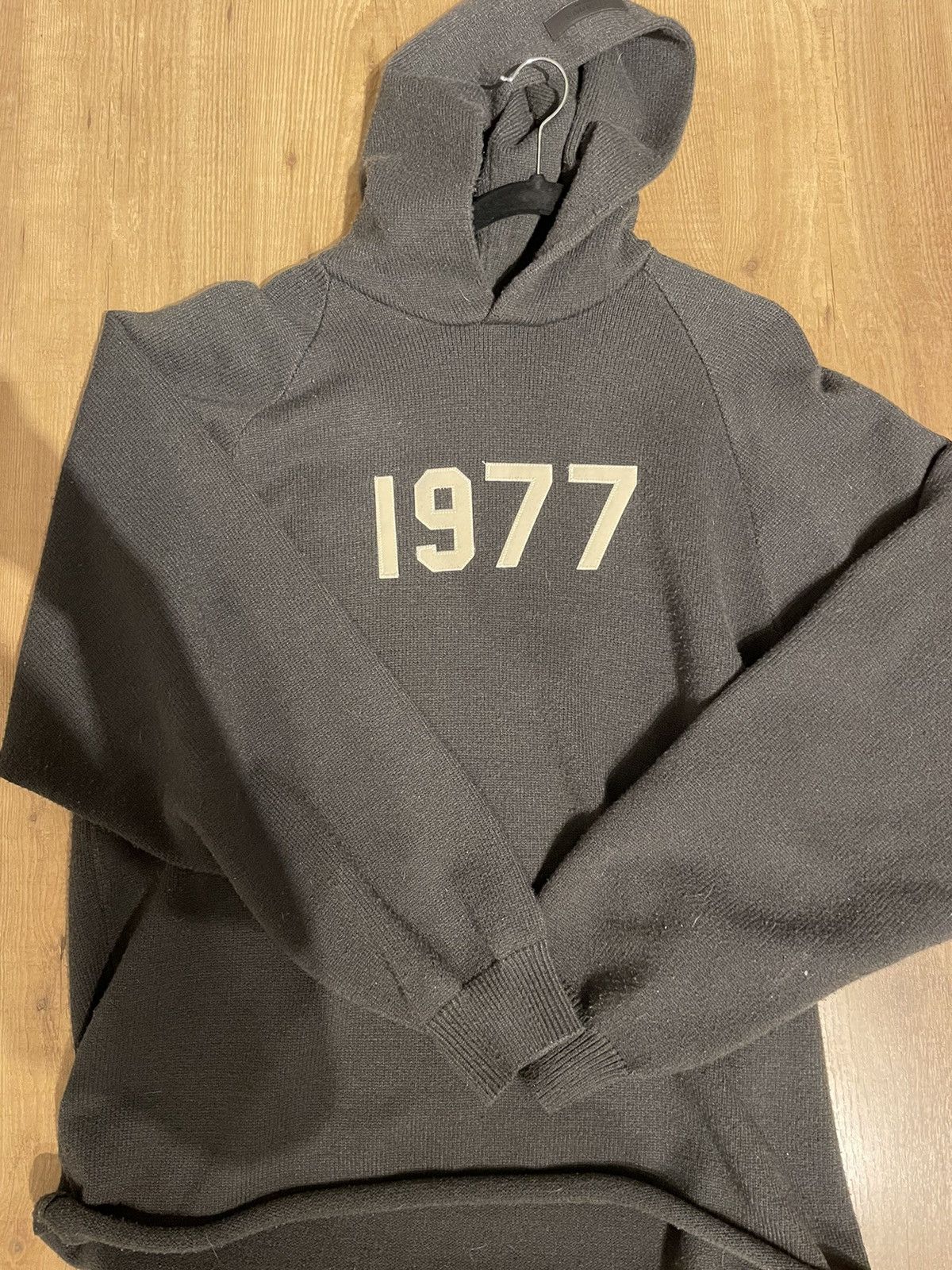 Essentials Fear of God Essentials 1977 Knit Hoodie | Grailed