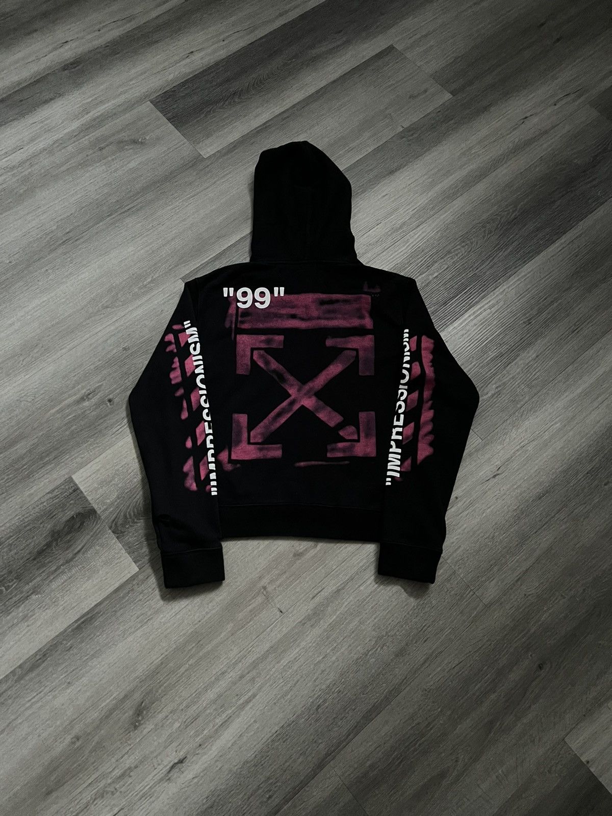 Off-White Off White Impressionism Hoodie (SS19) | Grailed