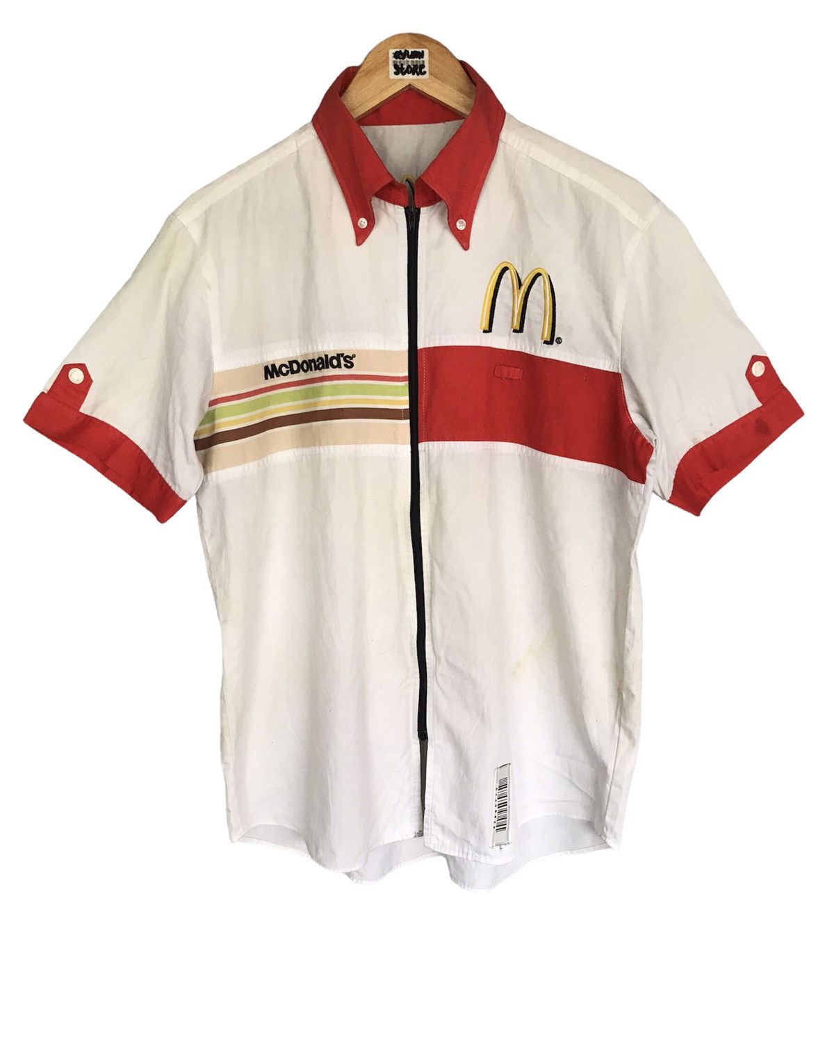 Archival Clothing 🔥VINTAGE MCDONALD’S WORK SHIRT ZIP | Grailed