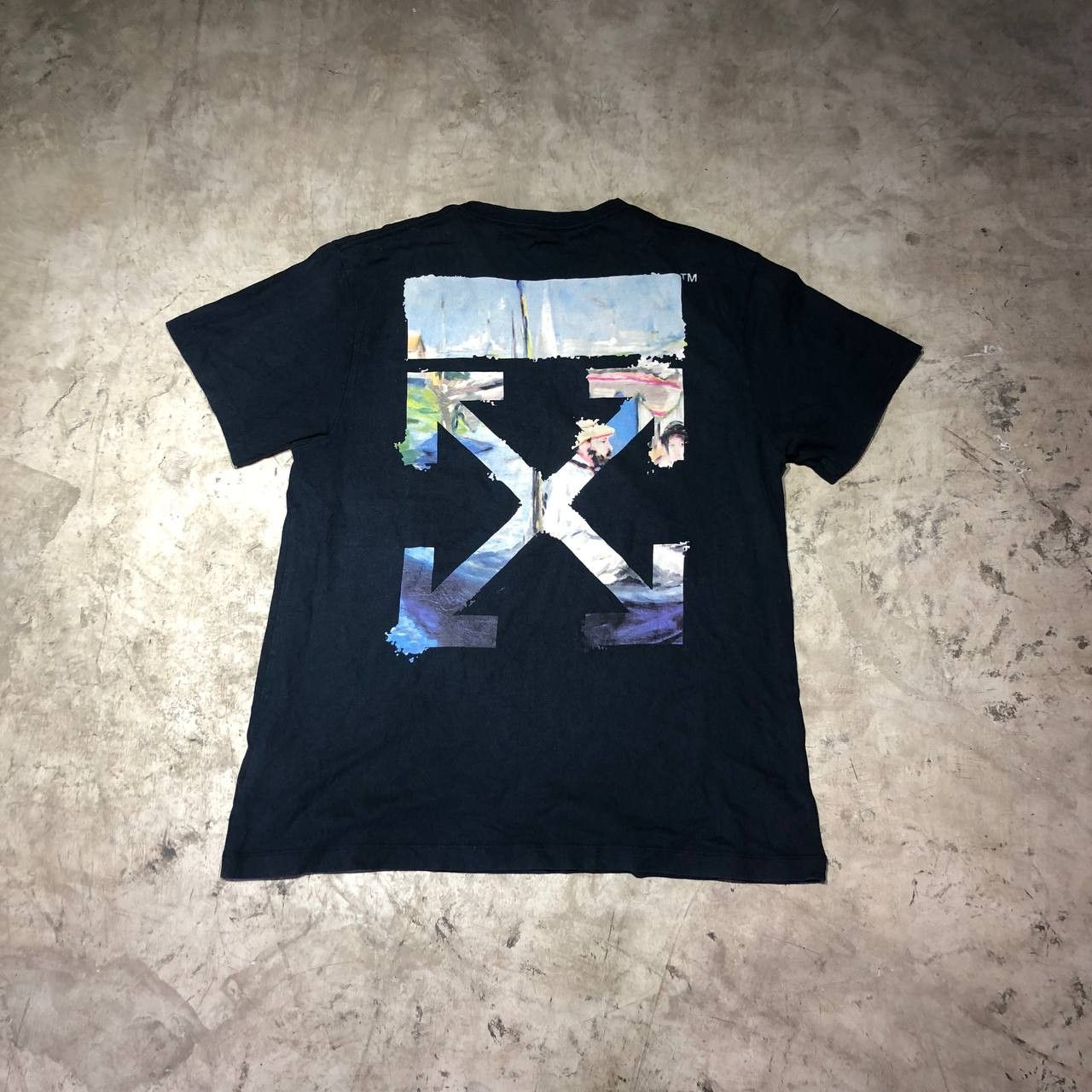 Off-White Off-White Oil Painting Arrows oversize tee | Grailed