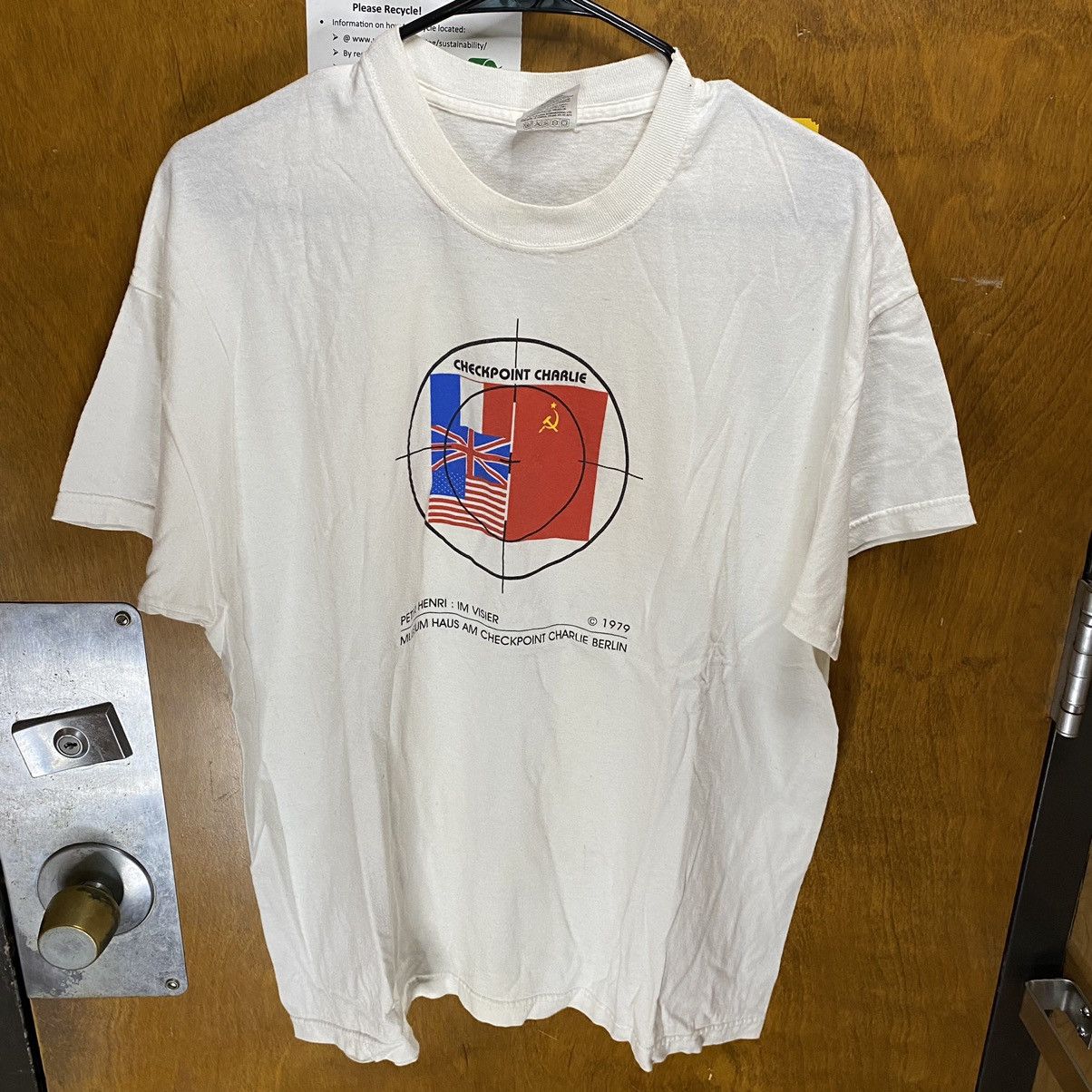 Vintage Vintage 1990s Checkpoint Charlie tee | Grailed