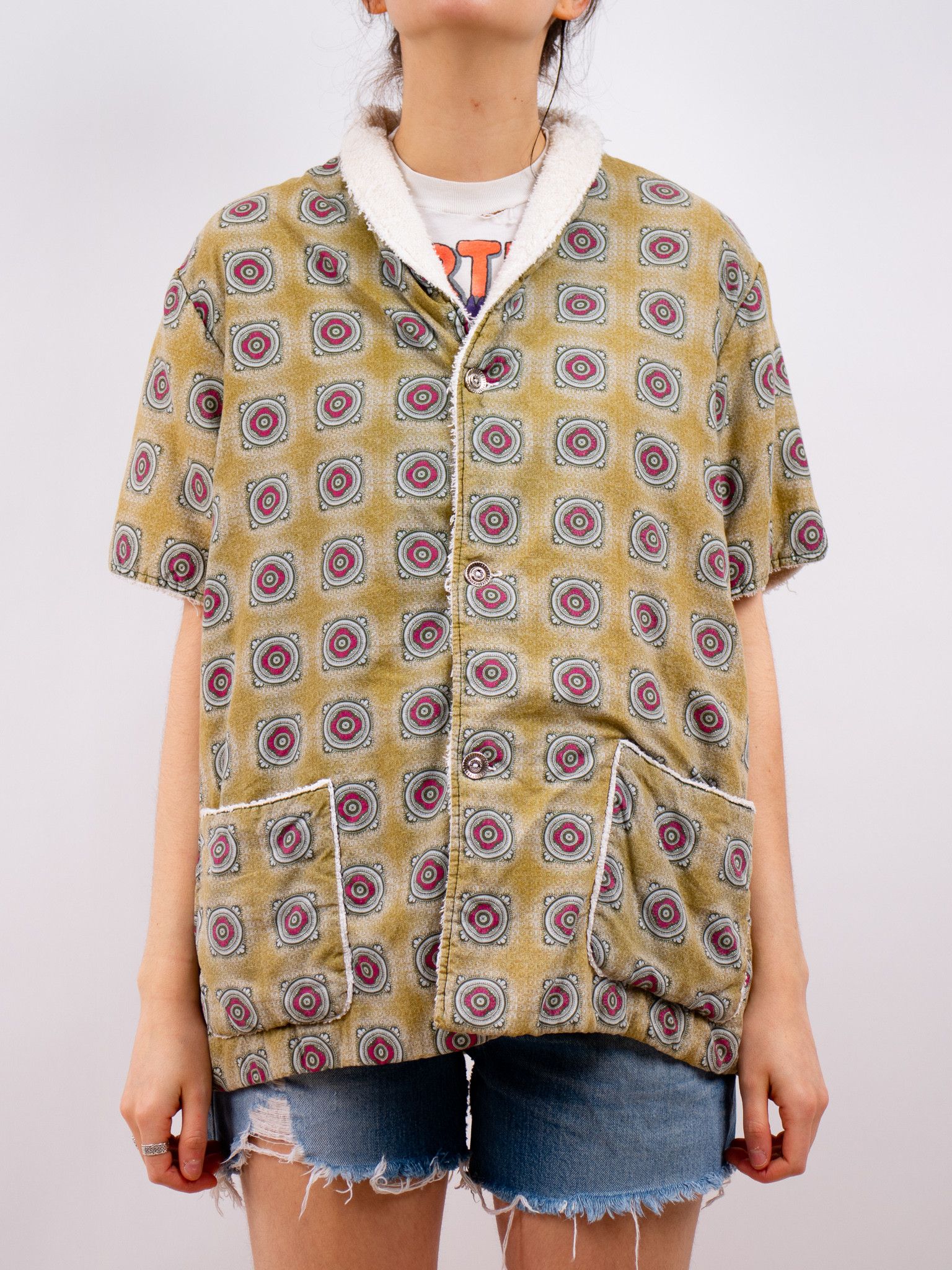 Vintage 1950's / 1960's cabana jacket, Terry towel lining, mens | Grailed