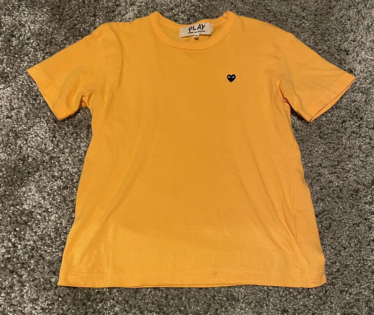Comme Des Garcons Play CDG Play Yellow Shirt | Grailed